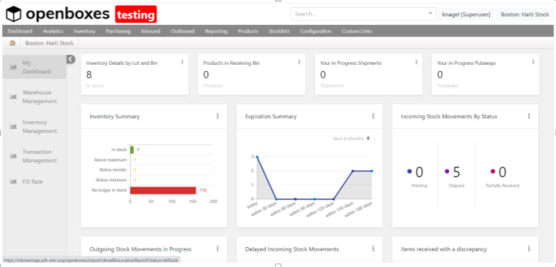 Logging In - OpenBoxes Knowledge Base