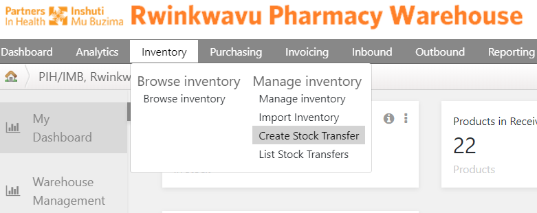 Stock Transfers - OpenBoxes Knowledge Base