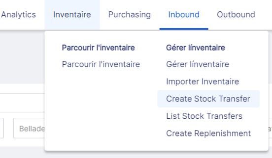 Transferts de stocks - OpenBoxes Base de connaissances