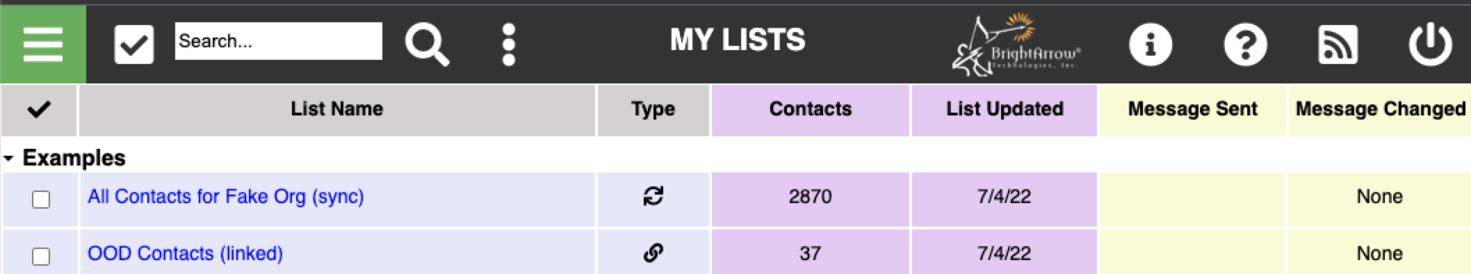 Creating a Subset List - BrightArrow Technologies Knowledge Base