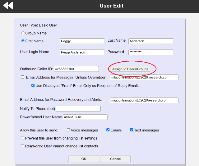 User Access to Multiple User Groups - BrightArrow Technologies Knowledge Base