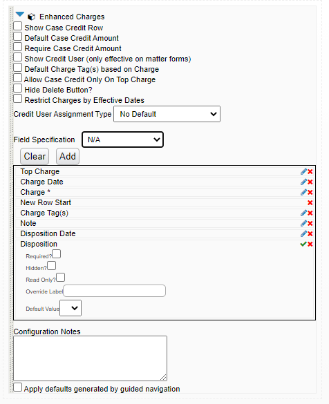 Charges - LegalServer Help