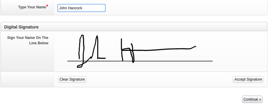 Signature Attestation Block - LegalServer Help