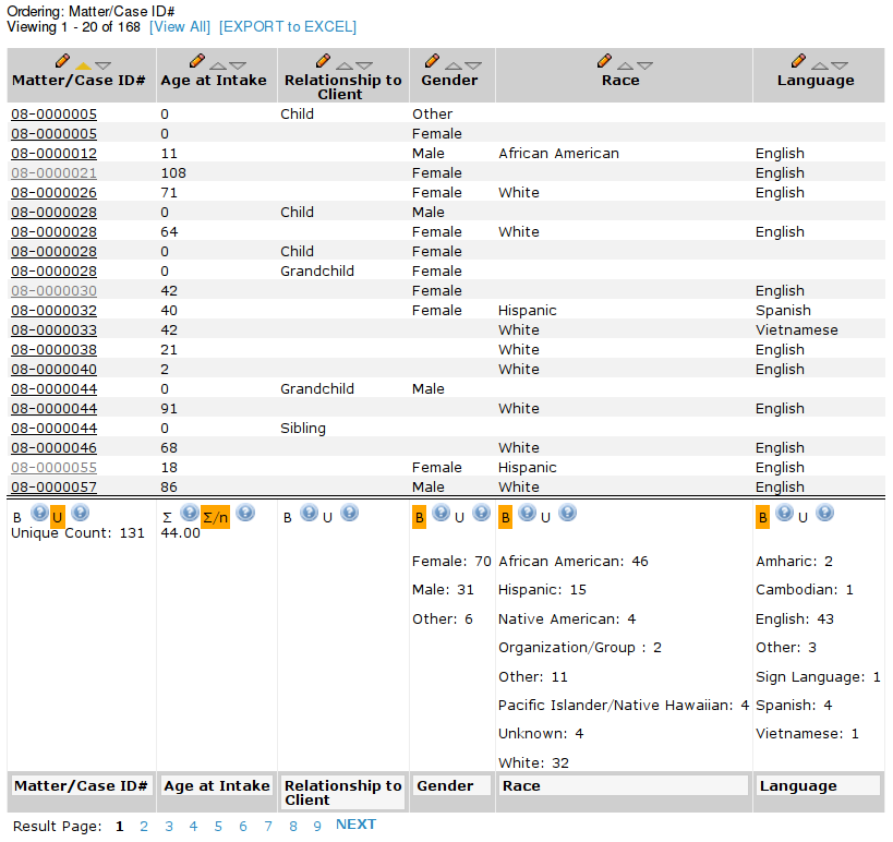 Editing Report Columns - LegalServer Help