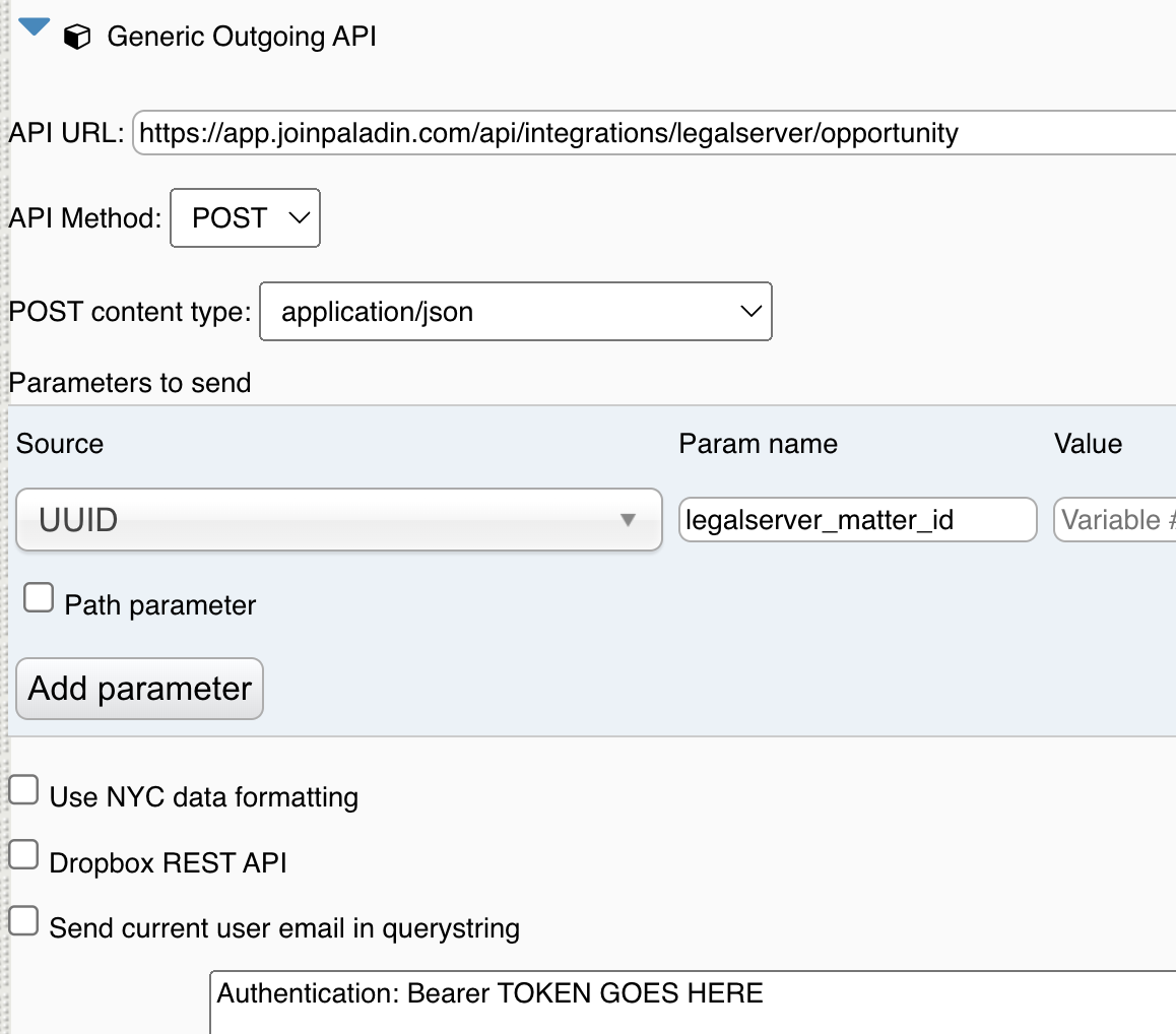 Paladin Integration - LegalServer Help