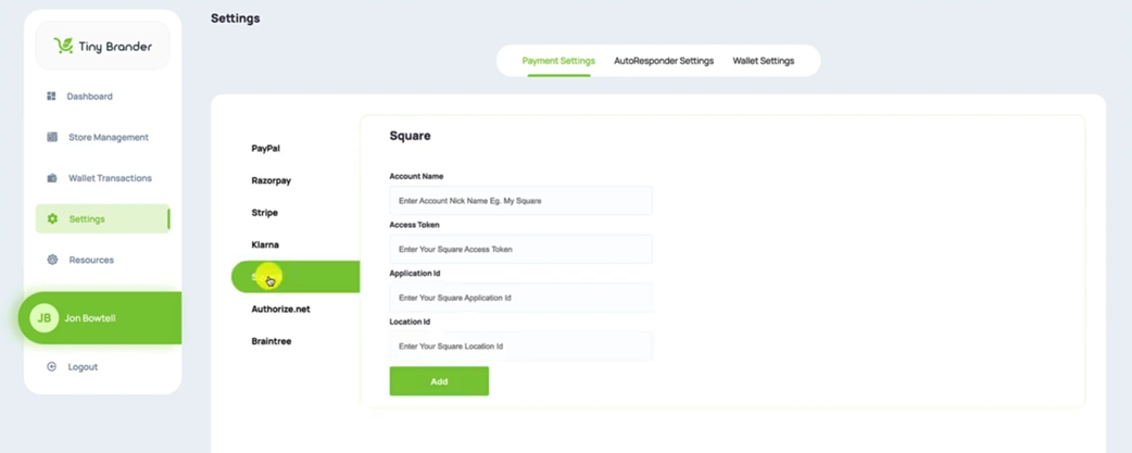 Connecting Square Merchant Account - Tiny Brander LLC Knowledge Base