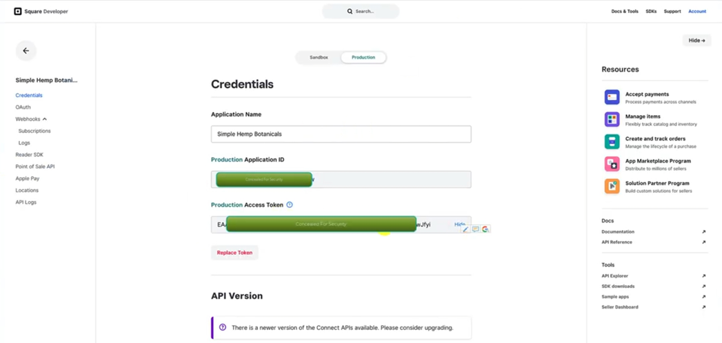 Connecting Square Merchant Account - Tiny Brander LLC Knowledge Base