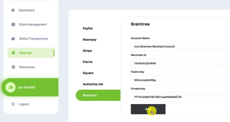 Connecting Braintree Merchant Account - Tiny Brander LLC Knowledge Base