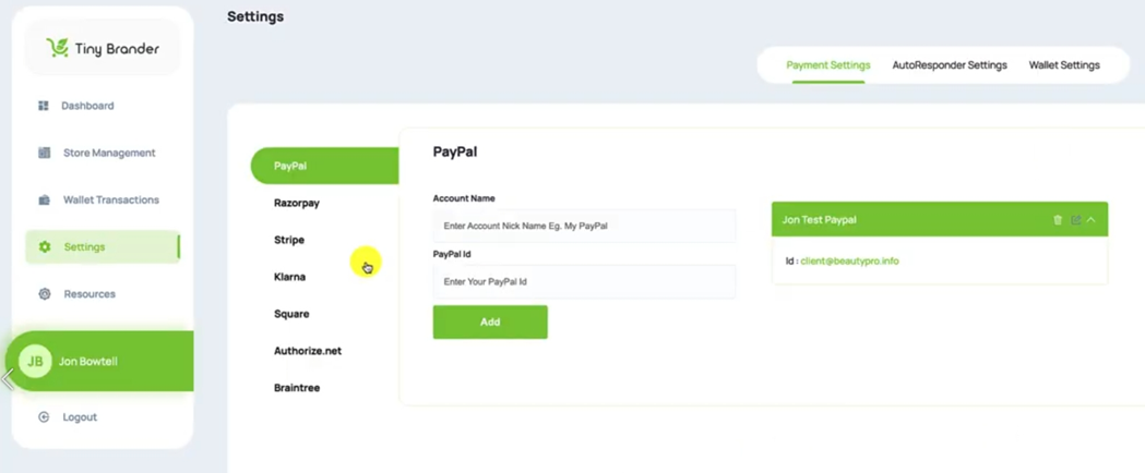 Connecting Braintree Merchant Account - Tiny Brander LLC Knowledge Base