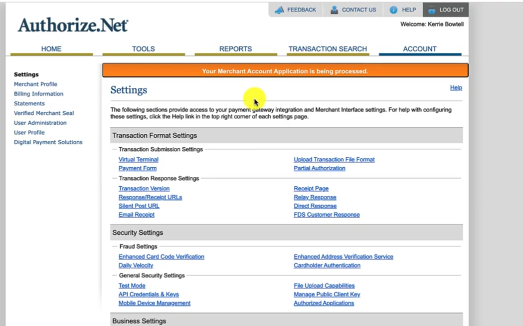 Connecting Authorize.Net Merchant Account - Tiny Brander LLC Knowledge Base