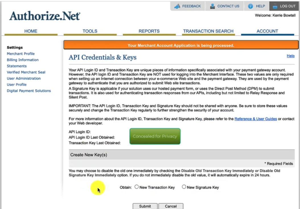 Connecting Authorize.Net Merchant Account - Tiny Brander LLC Knowledge Base