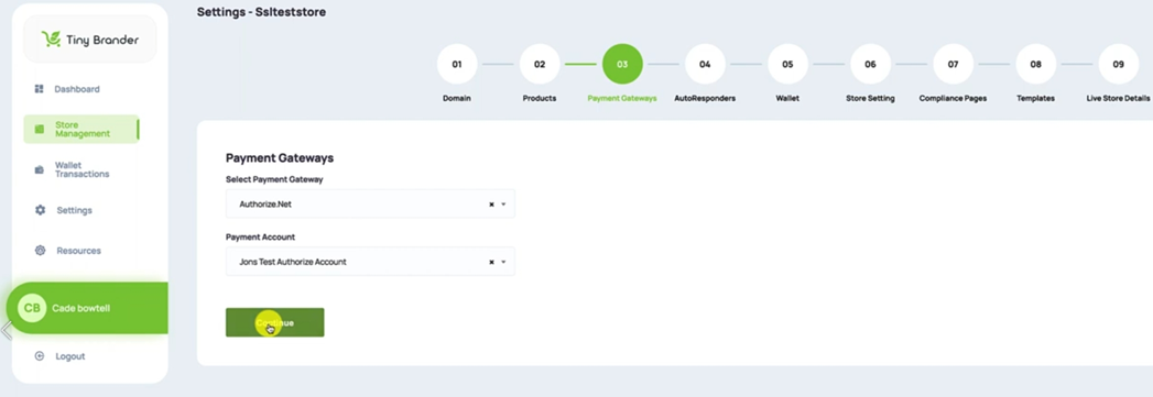 Connecting Authorize.Net Merchant Account - Tiny Brander LLC Knowledge Base