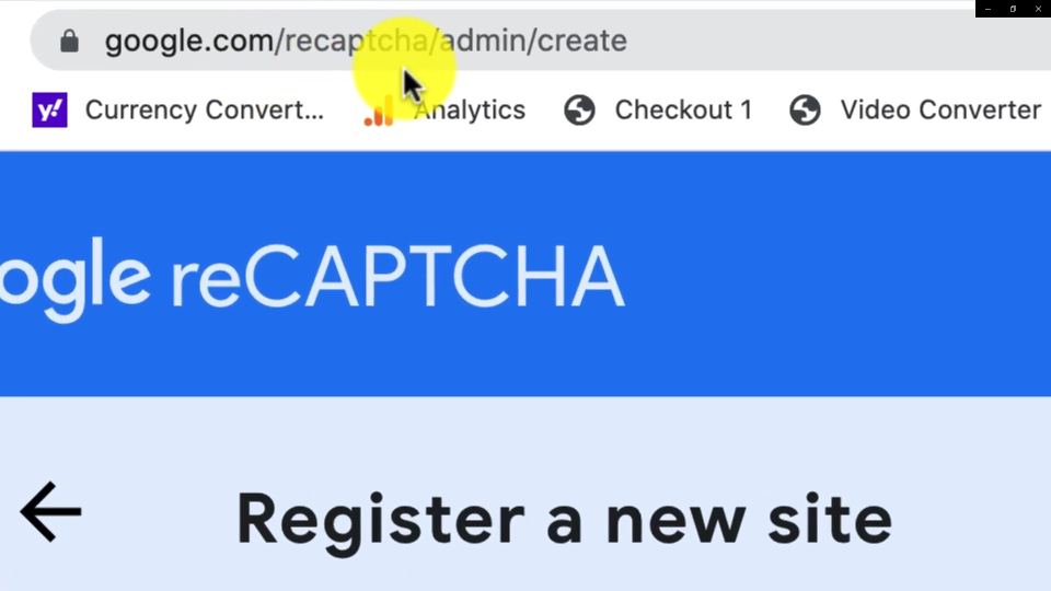 Getting Recaptcha Keys - Tiny Brander LLC Knowledge Base