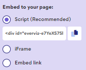 Publish a chart - everviz Knowledge Base