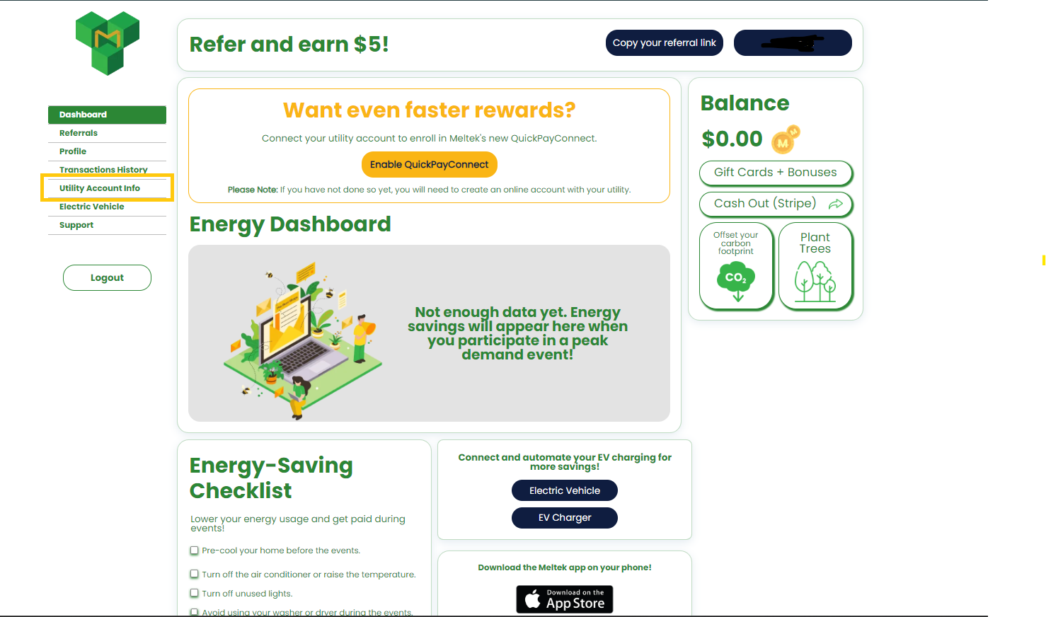 How can I add multiple active utility accounts to my Meltek Account ...
