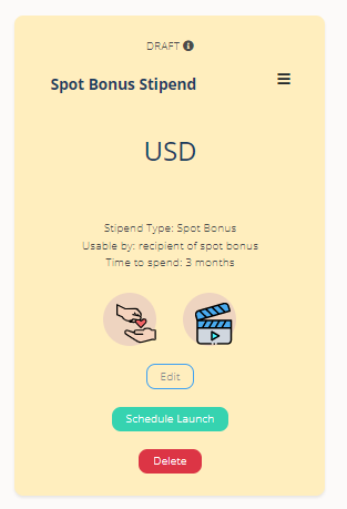 Creating a Spot Bonus Stipend (Company Administrators) - Compt ...