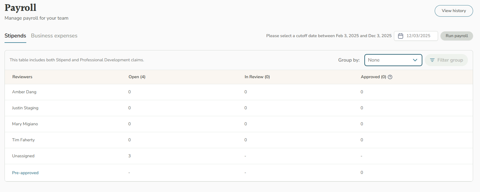 Payroll Page Redesign - Compt Knowledge Base