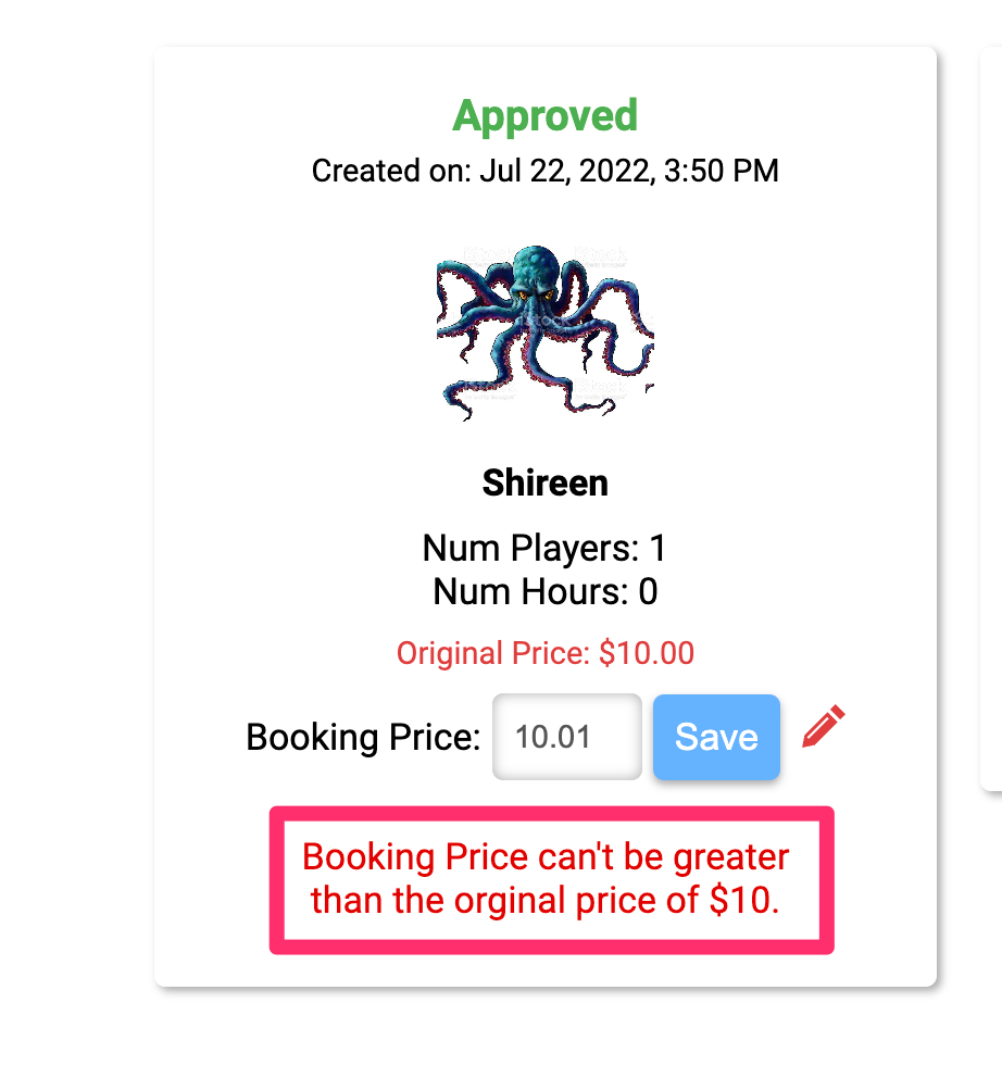 How Do I Edit A Players Price In An Adventure StartPlaying Knowledge 