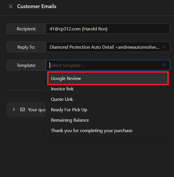 Sending Google Review Requests through Shop Manager - Shop Manager ...
