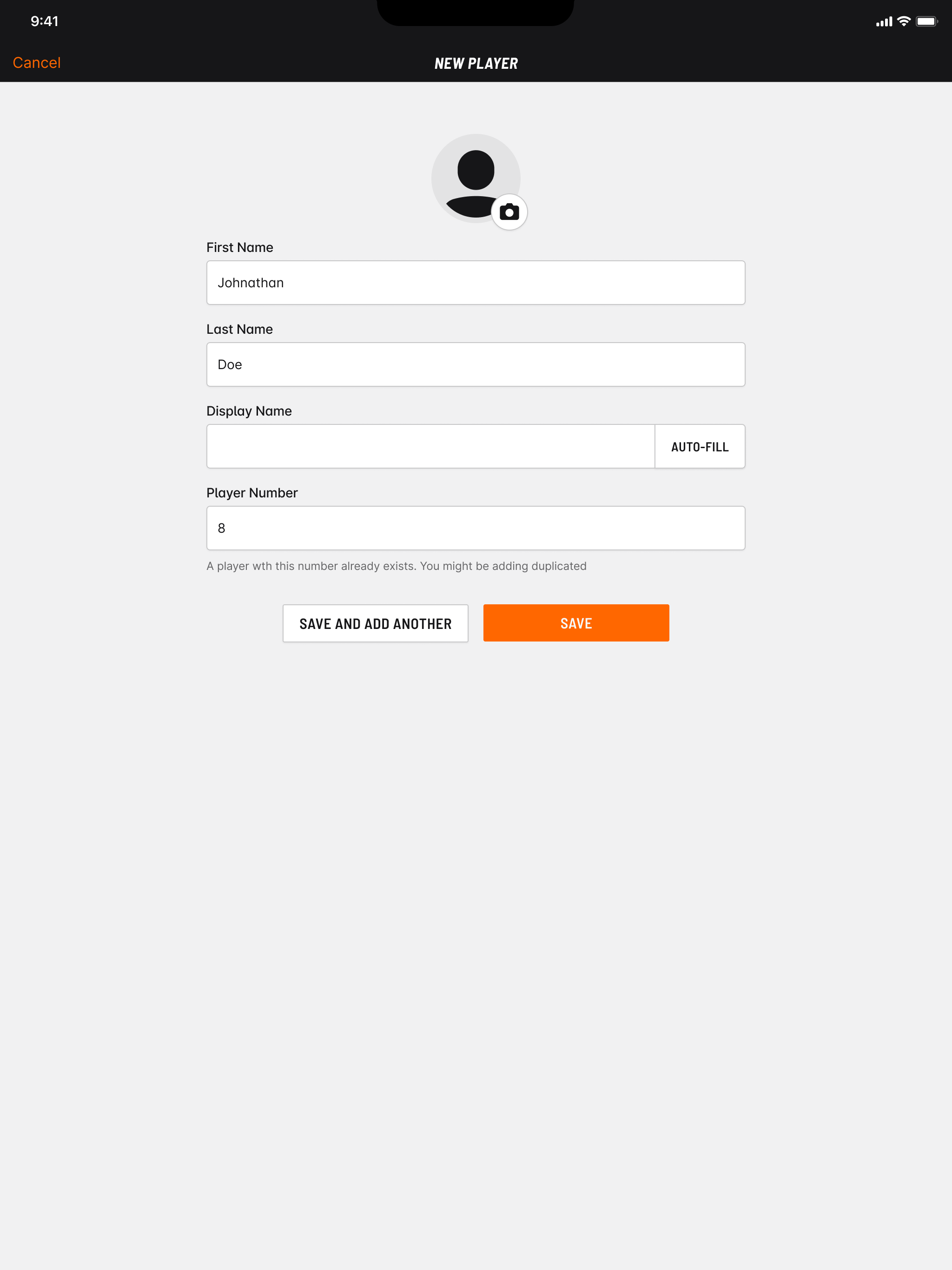 Adding Players - Rookie Me Play