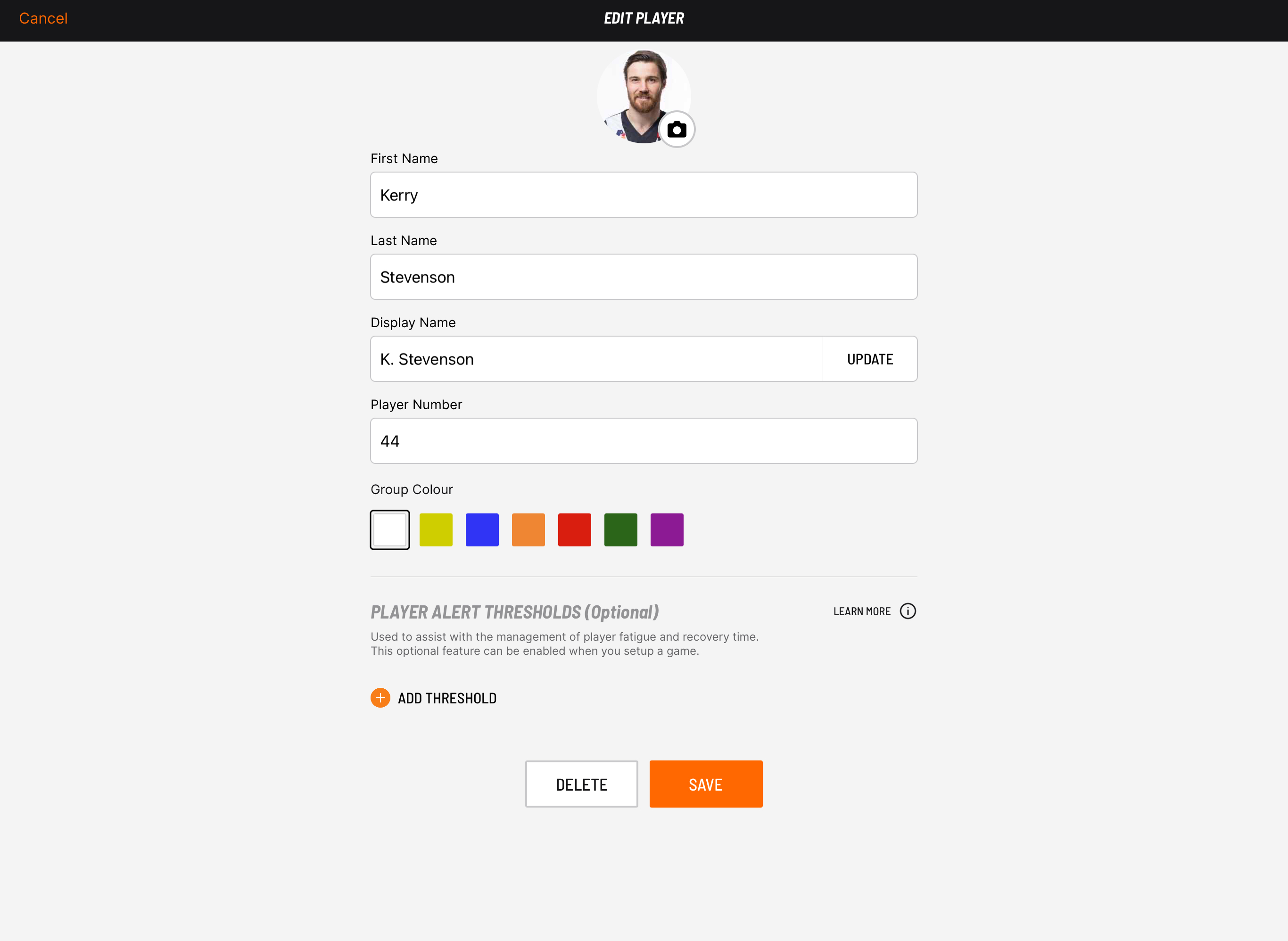 Editing Players - Rookie Me Play