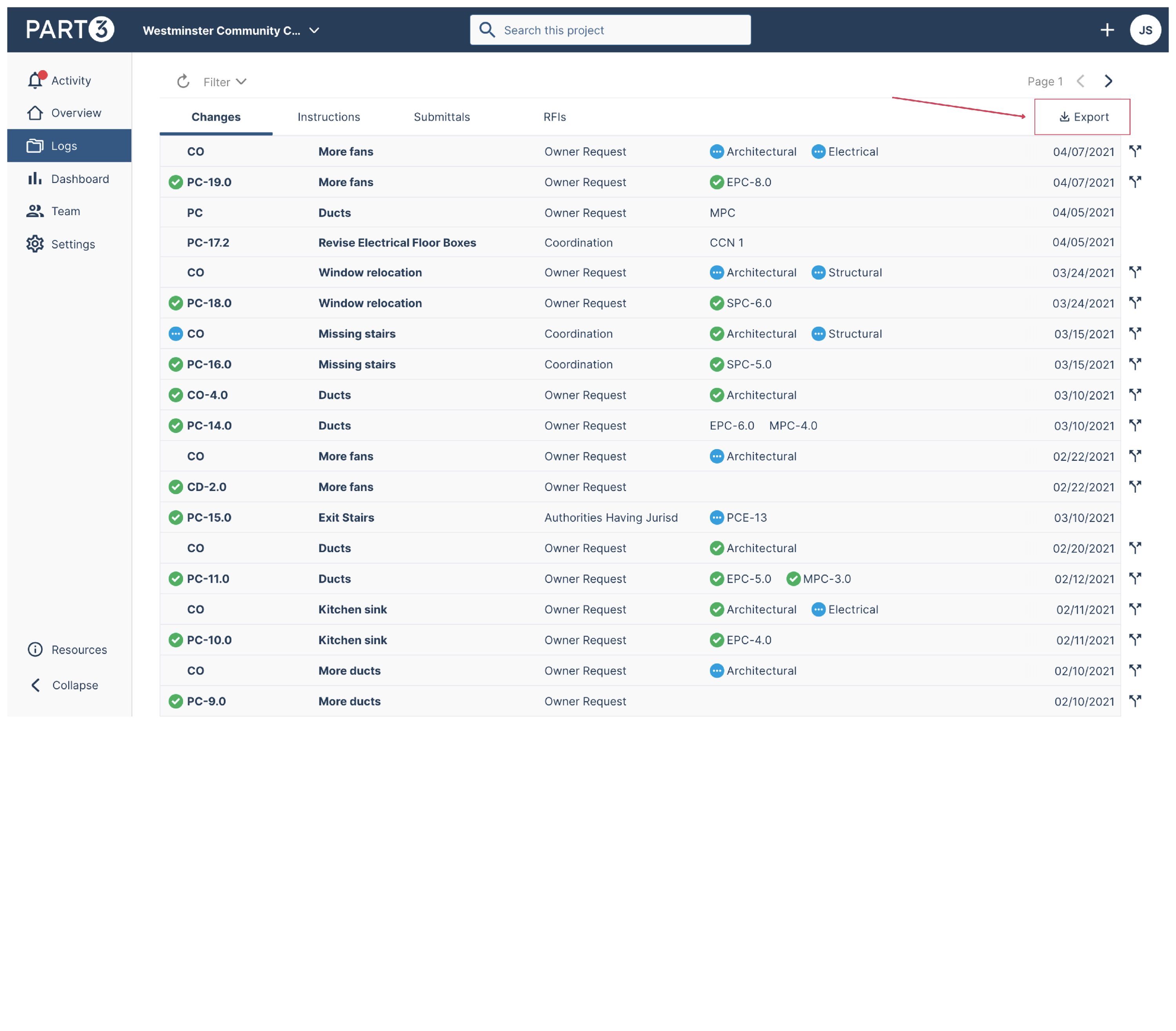 Exporting Logs - Part3 Help Center
