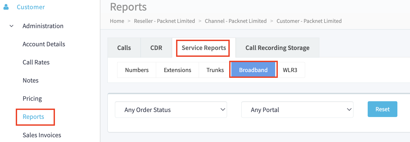 Cease orders - Packnet Knowledge Base