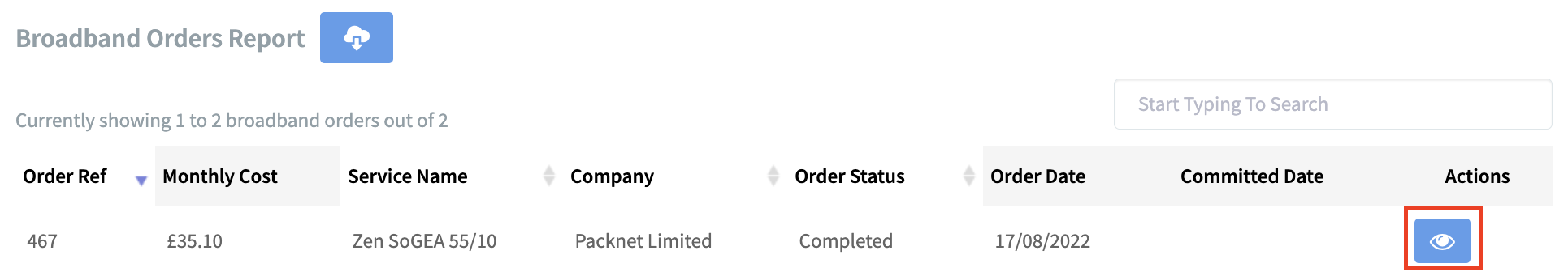 Cease orders - Packnet Knowledge Base