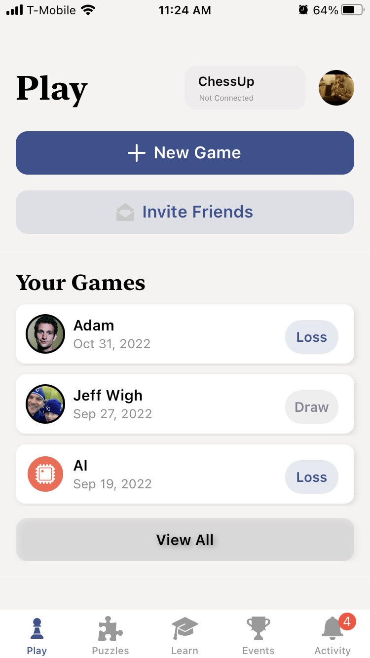 How to Challenge a Friend From the ChessUp Community - ChessUp Knowledge Base