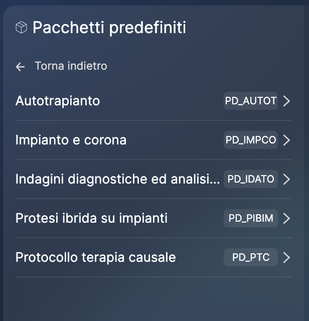 Come utilizzare i pacchetti? - Alfred al tuo servizio