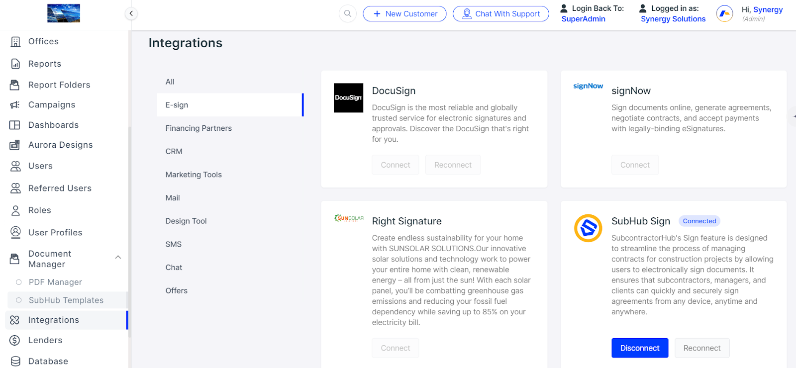 How To Set Up And Use SubHub Sign - SubcontractorHub Knowledge Base