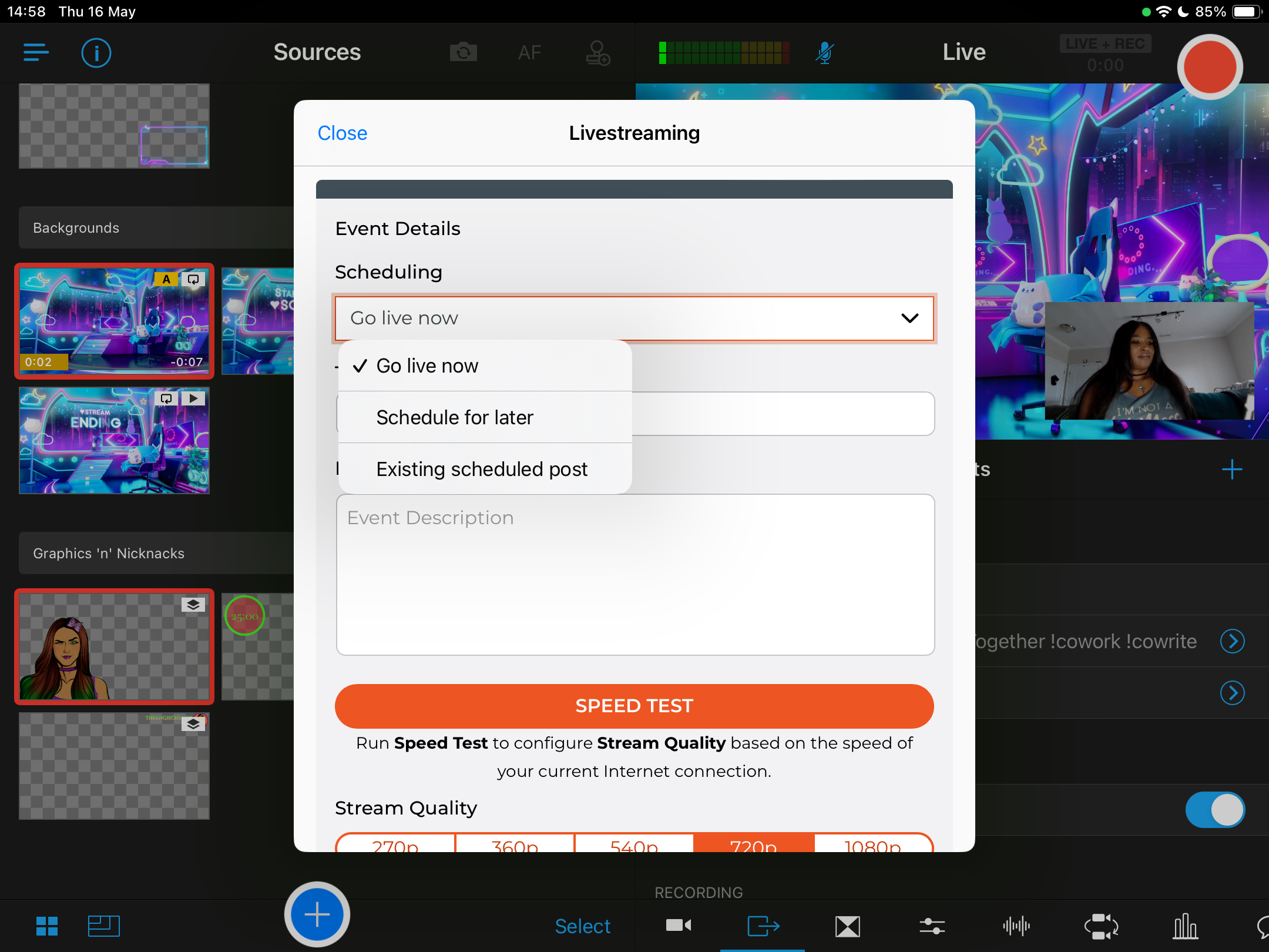 Scheduling a YouTube Stream in Switcher Studio - Switcher Studio Help ...