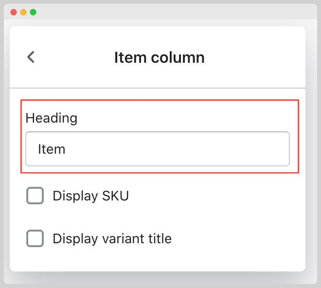 How to change the column heading - Magic Bits Knowledge Base