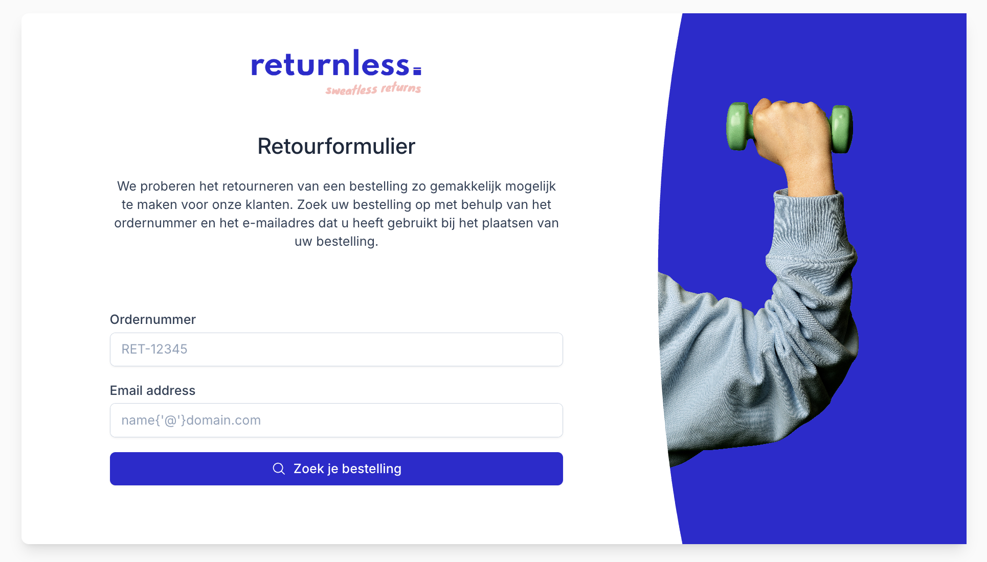 Logo & layout - Returnless | Product Guide