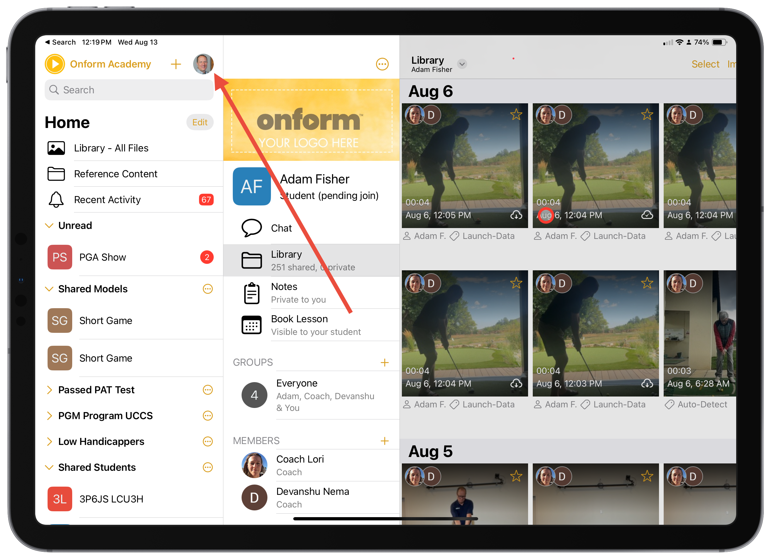 How to Edit Your Profile - Onform Knowledge Base