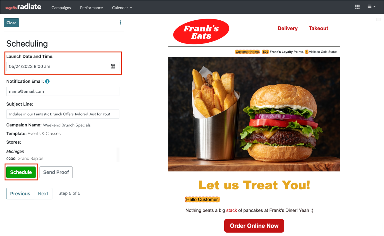 Unschedule and Reschedule a Campaign - Radiate Knowledge Base