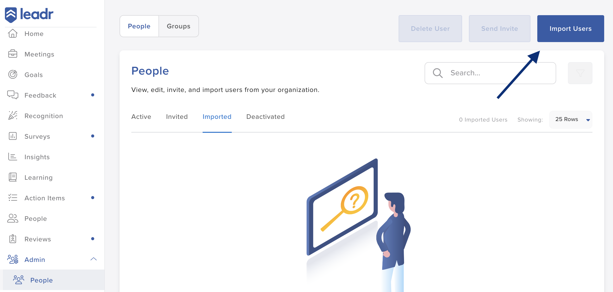 Importing Users - Leadr Knowledge Base