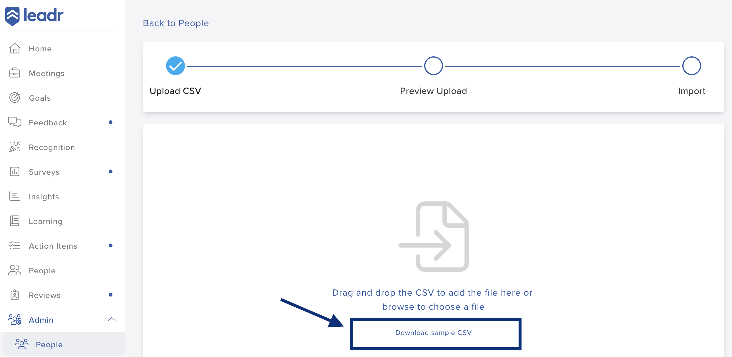 Importing Users - Leadr Knowledge Base