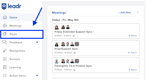 Create an Action Item - Leadr Knowledge Base