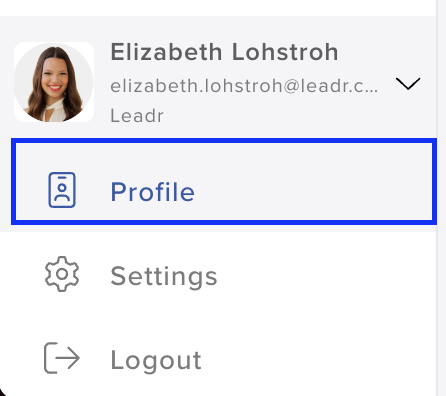 Create Your Profile - Leadr Knowledge Base