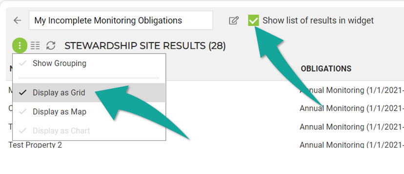 Dashboard Widgets - Landscape Knowledge Base