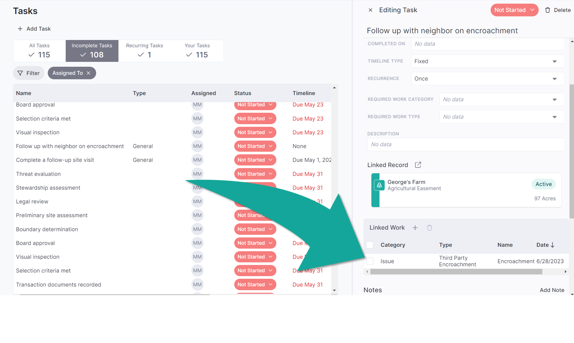 Tasks - Landscape Knowledge Base