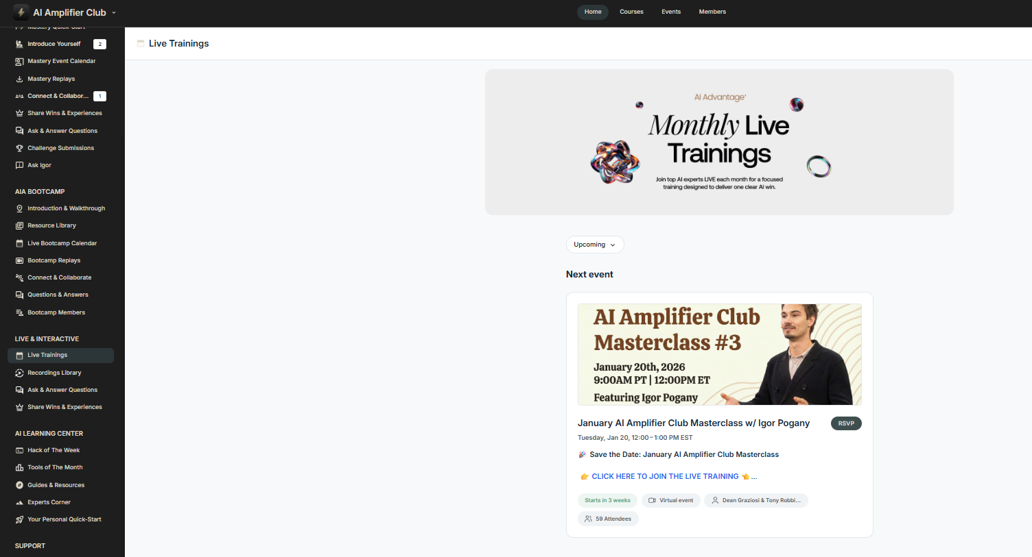 Getting Started with the AI Amplifier Club - AI Advantage Articles