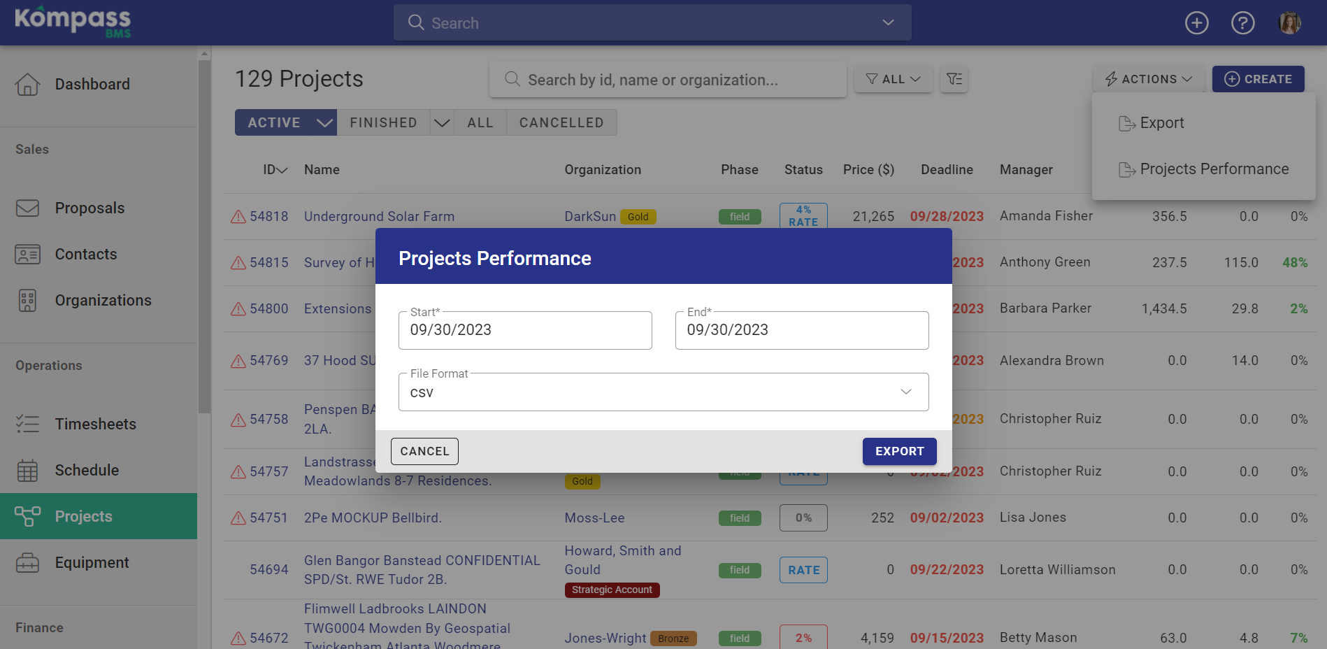 Different types of exports - Kompass BMS Knowledge Base