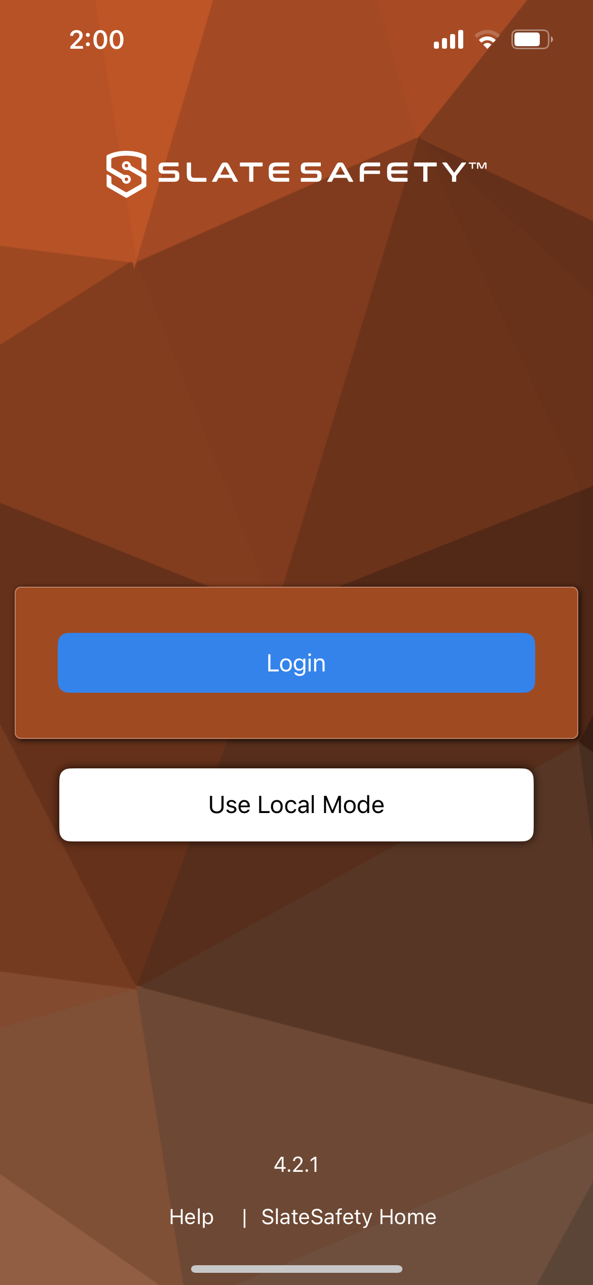 SlateSafety Go Local Mode - SlateSafety Knowledge Base