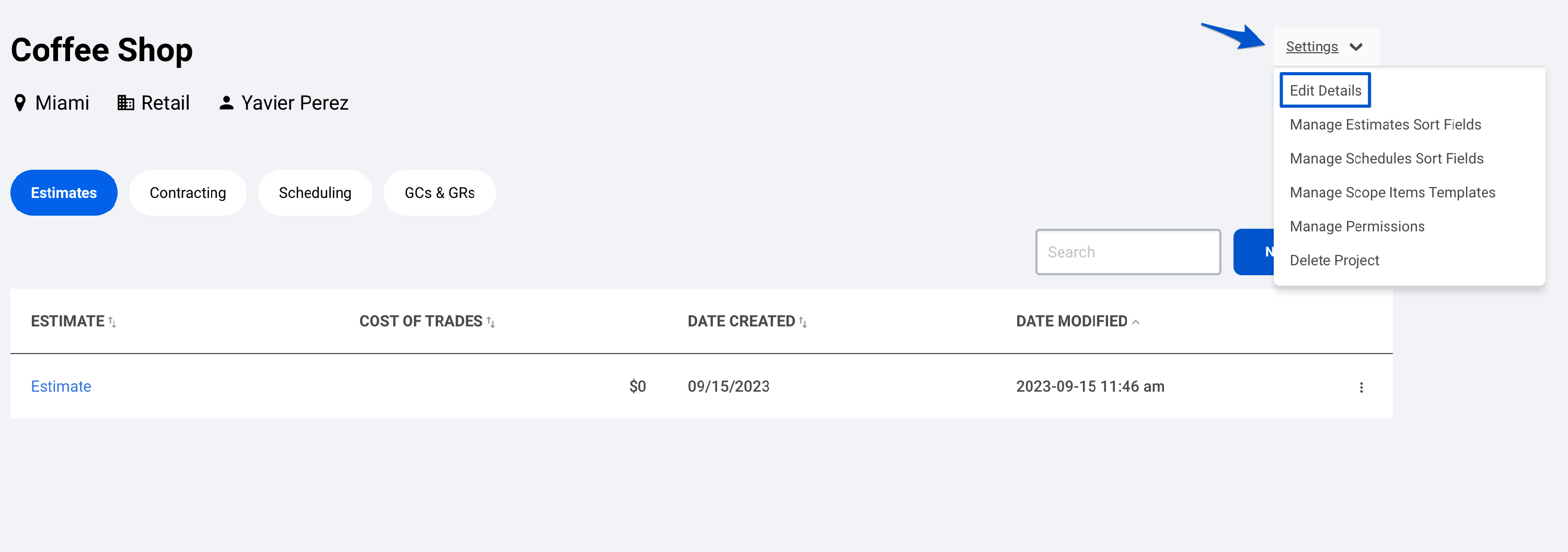 Managing a Project - Ediphi Help Center
