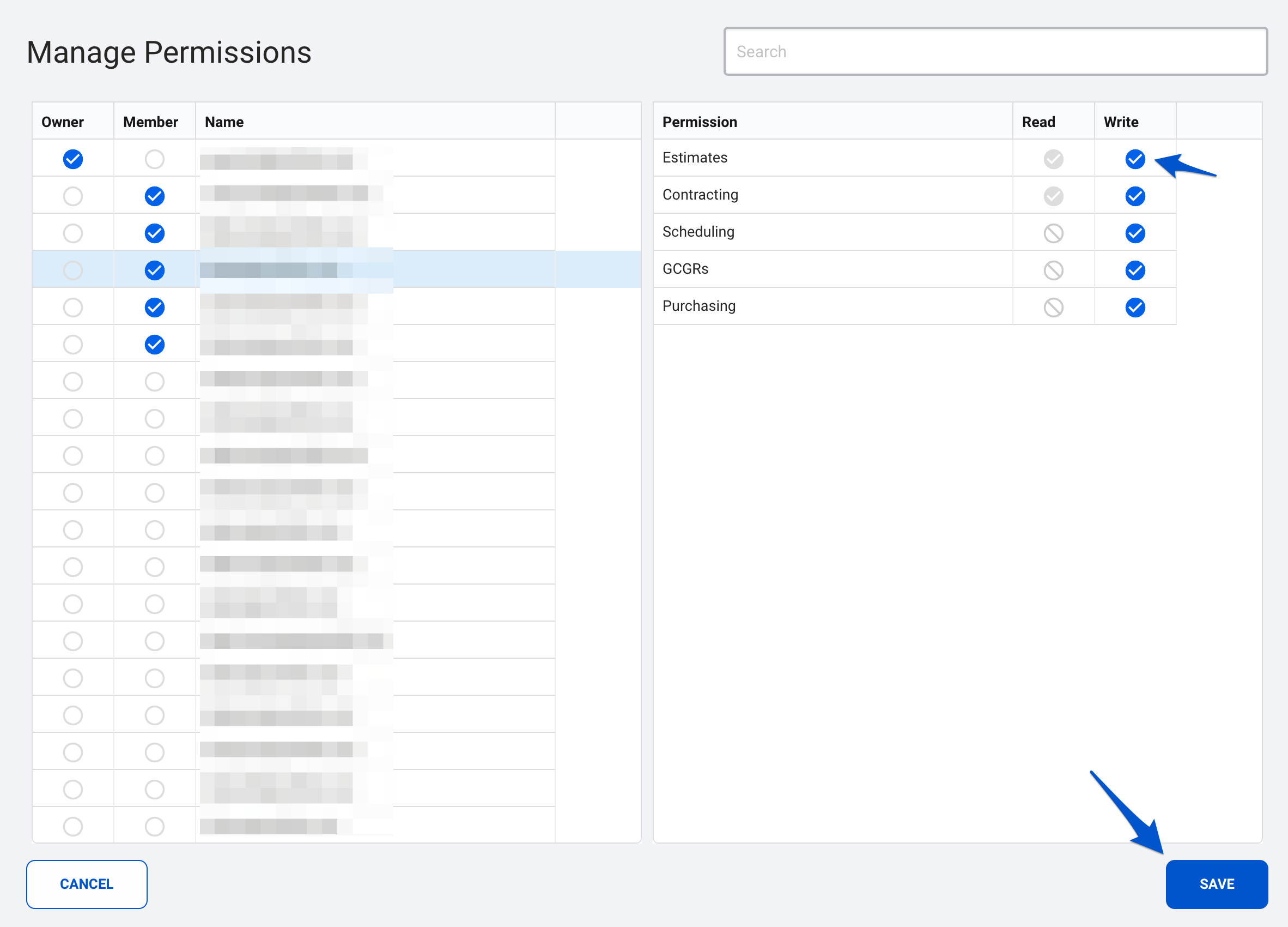 Project Permissions - Ediphi Help Center