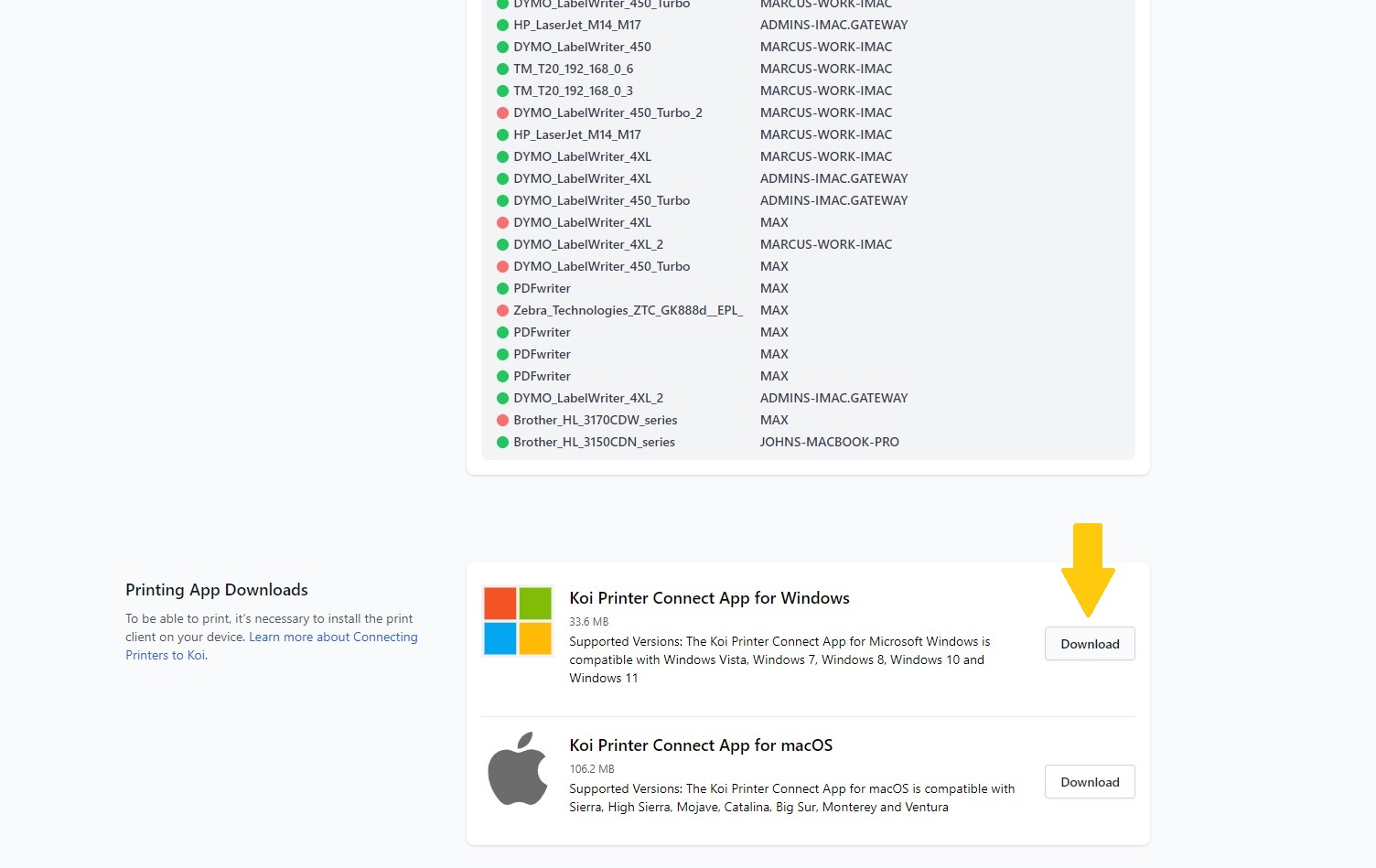 Installing Koi Printer Connect on Windows - Koi Help Center