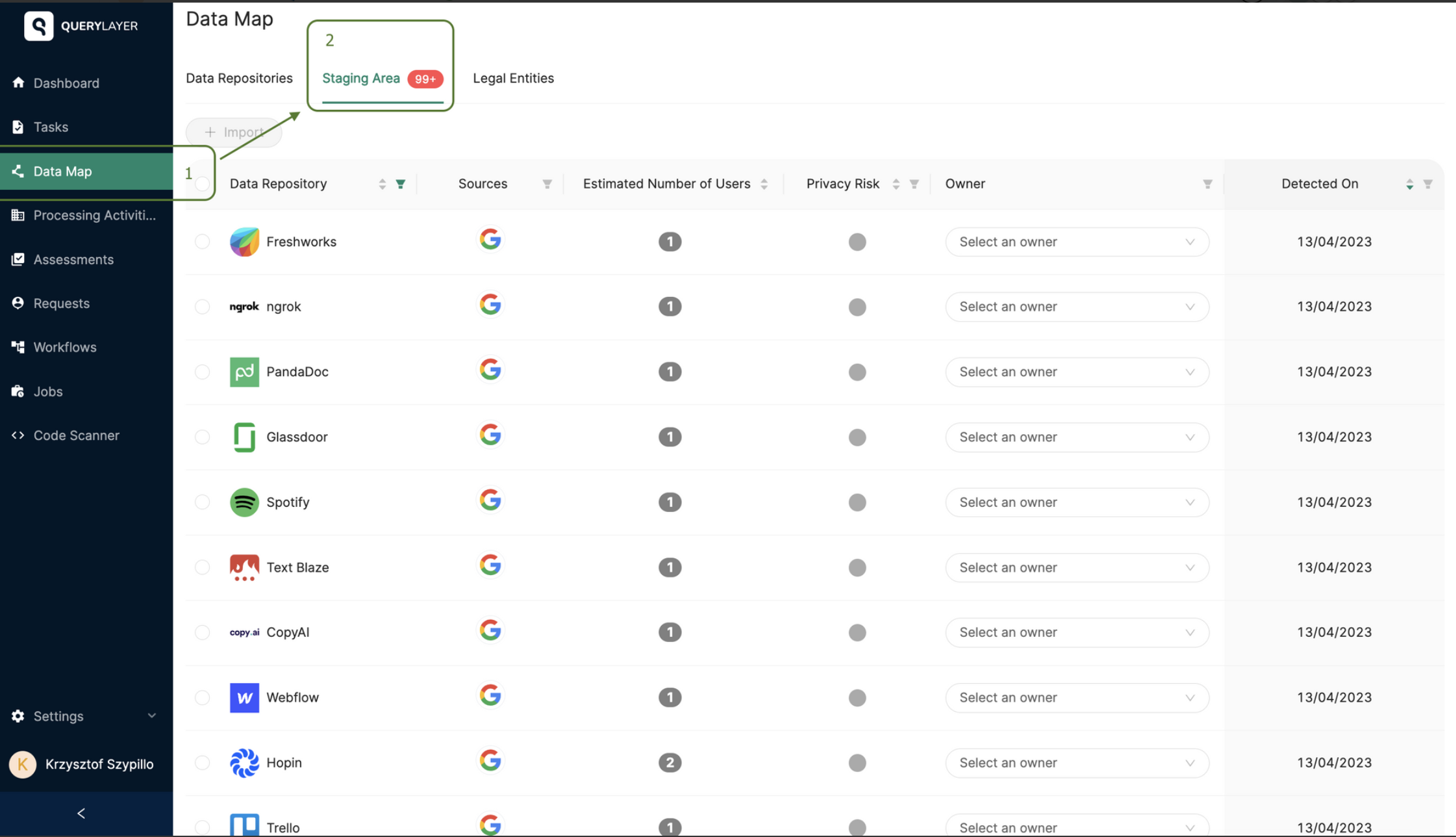 Google Workspace Integration (Data Mapping) - TrustWorks Knowledge Base