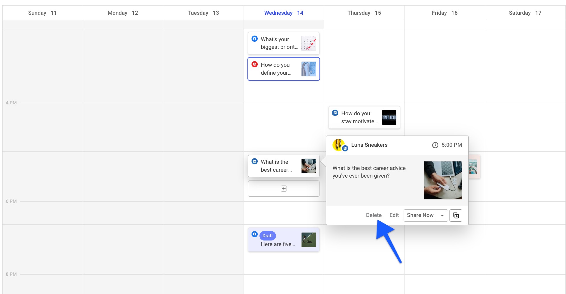 How to use the calendar feature on Buffer - Buffer Help Center